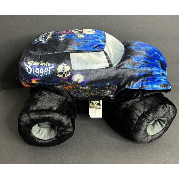 Monster Jam | Toys | Sonuva Grave Digger Plush Pillow Buddy Stuffed Toy ...
